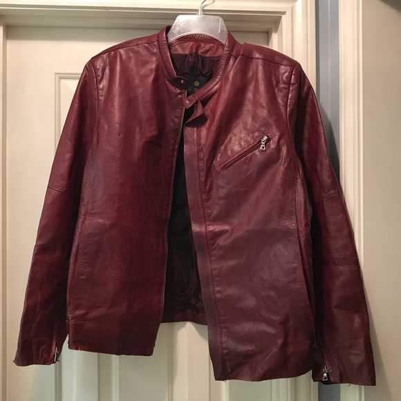 Vintage | Jackets & Coats | Rare Vintage Authentic Italian Red Leather ...